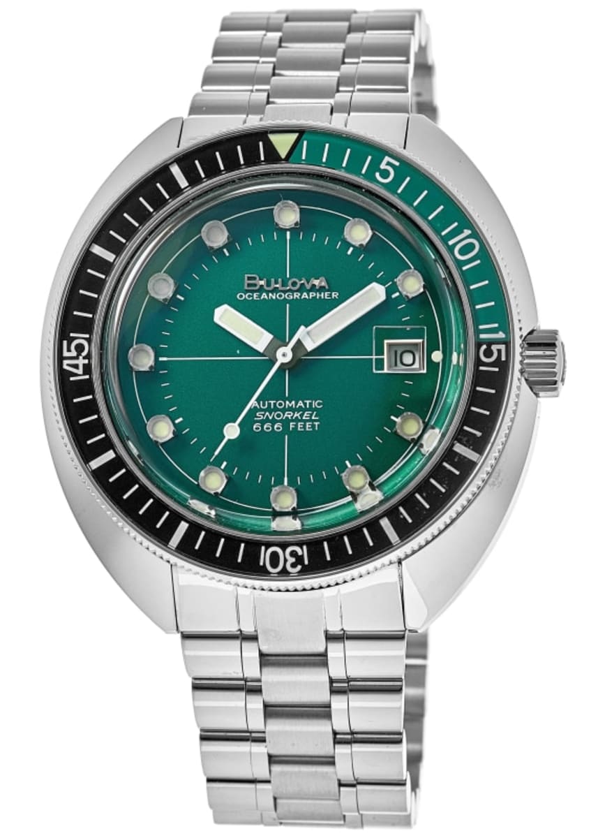 Bulova Special Edition Green Dial Stainless Steel Men's Watch 96B322-SD