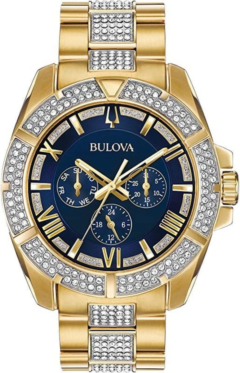 Bulova Crystal Men's Watch 98C128 | WatchMaxx