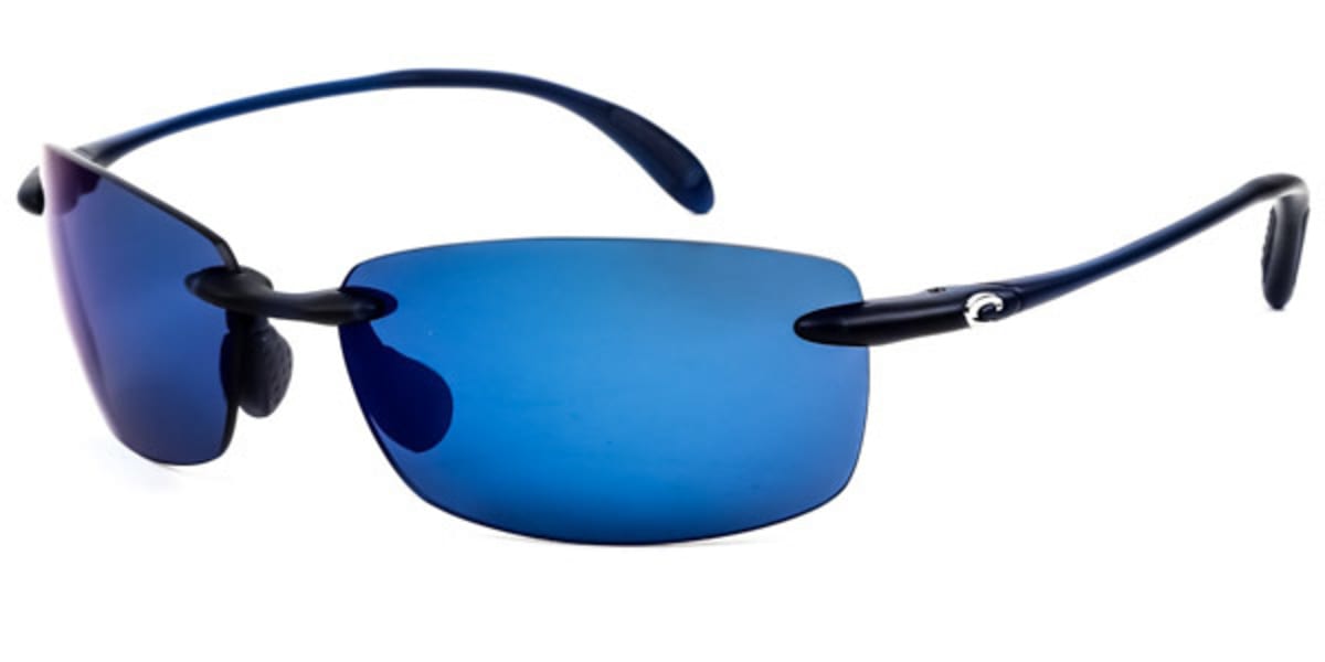 Costa Del Mar Ballast Blue Rectangular Plastic Unisex Sunglasses BA 75 OBMP
