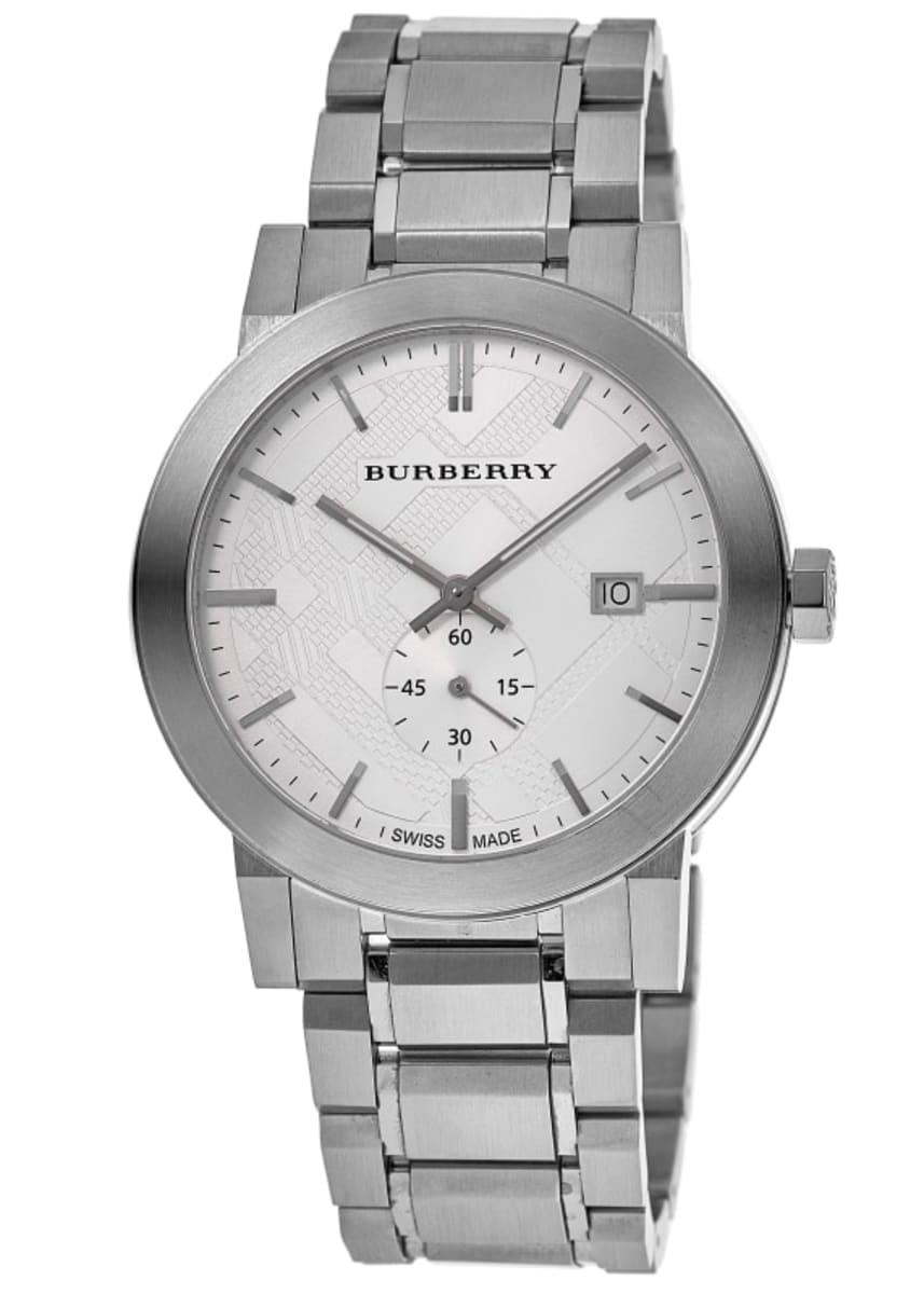 Burberry The City Quartz Silver Dial Steel Men's Watch BU9900-SD Burberry The City Quartz Silver Dial Steel Men's Watch BU9900-SD