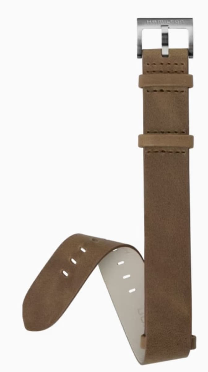 Hamilton Brown Leather Standard 20mm Strap with Buckle h6006941061