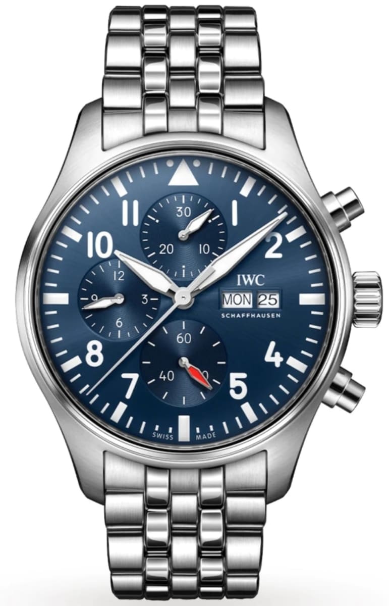 IWC Pilot's Chronograph Blue Dial Steel Men's Watch IW378004