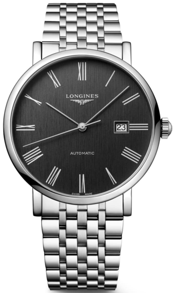 Longines Elegant Collection Grey Dial Steel Men's Watch L4.911.4.71.6
