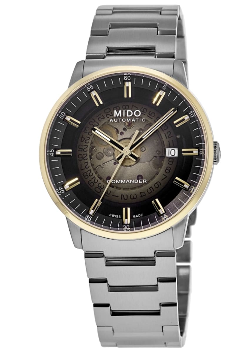 Mido Commander Gradient Black Dial Stainless Steel Men's Watch M021.407.21.411.00