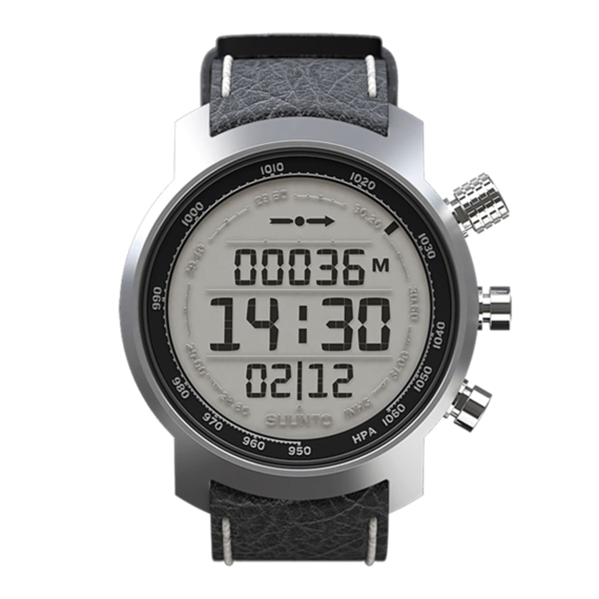 Suunto Elementum Terra Black Leather Unisex Watch SS014523000