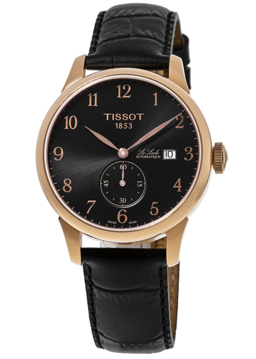Tissot Le Locle Automatic Black Dial Leather Strap Men's Watch T006.428.36.052.00