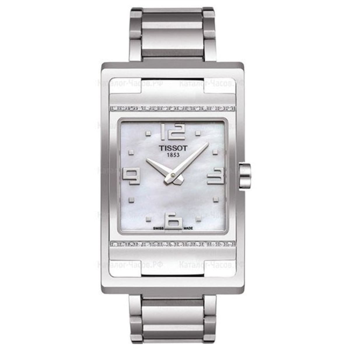 Tissot T Trend Mother Of Pearl Stainless Steel Womens Watch T032 309