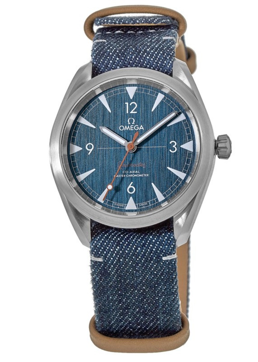 Omega Seamaster Railmaster Master Chronometer Blue Dial On Nato Strap ...
