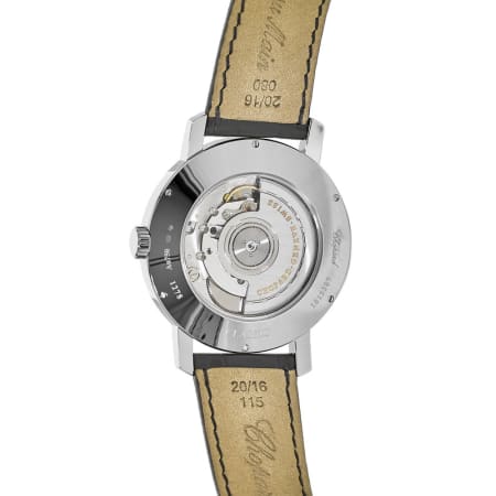 Chopard Classique Automatic 18kt White Gold Grey Dial Leather Strap Men ...
