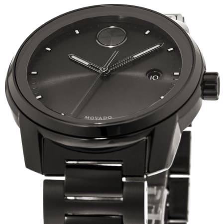 Movado Bold Verso Grey Dial Gunmetal Steel Men's Watch 3600736