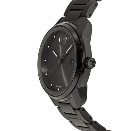 Movado Bold Verso Grey Dial Gunmetal Steel Men's Watch 3600736