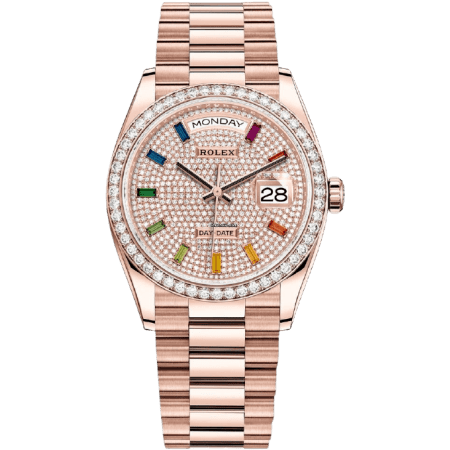 Rolex Day-Date 36 Unisex Watch 12834RBR | WatchMaxx