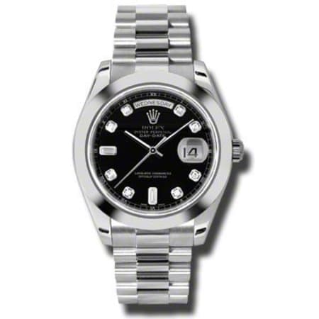 Rolex Day Date II Men's Watch 218206-BKDPR | WatchMaxx.com