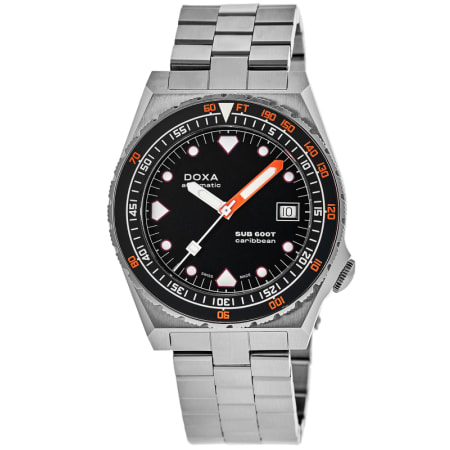 DOXA Sub 600T Sharkhunter Automatic Black Dial Stainless Steel Men's ...