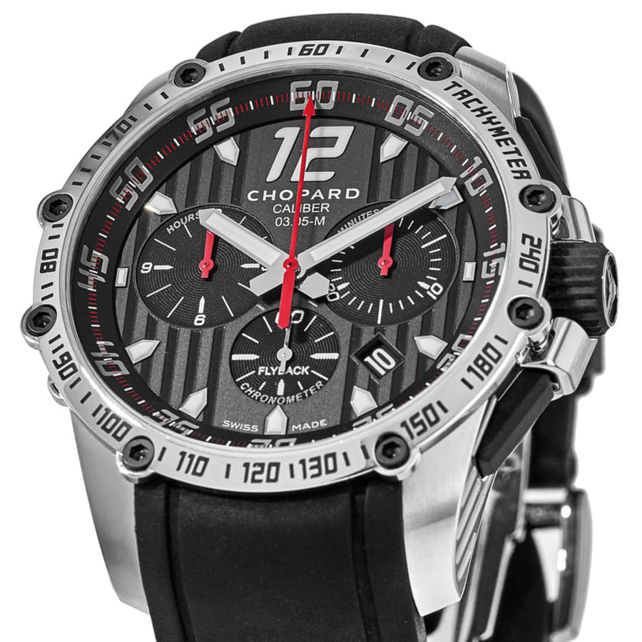 Chopard Classic Racing Superfast Chronograph Automatic Rubber Strap Men ...