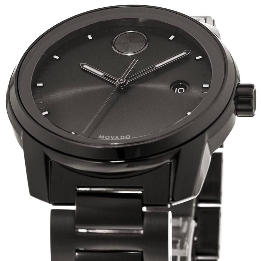 Movado Bold Verso Grey Dial Gunmetal Steel Men's Watch 3600736