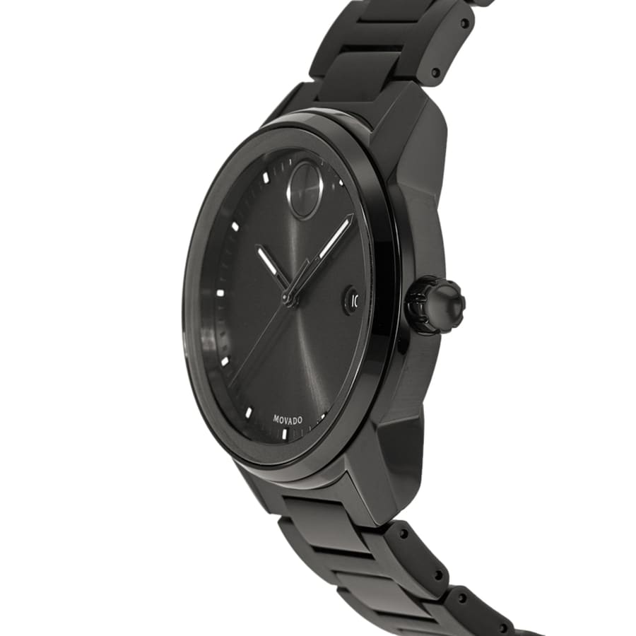 Movado Bold Verso Grey Dial Gunmetal Steel Men's Watch 3600736