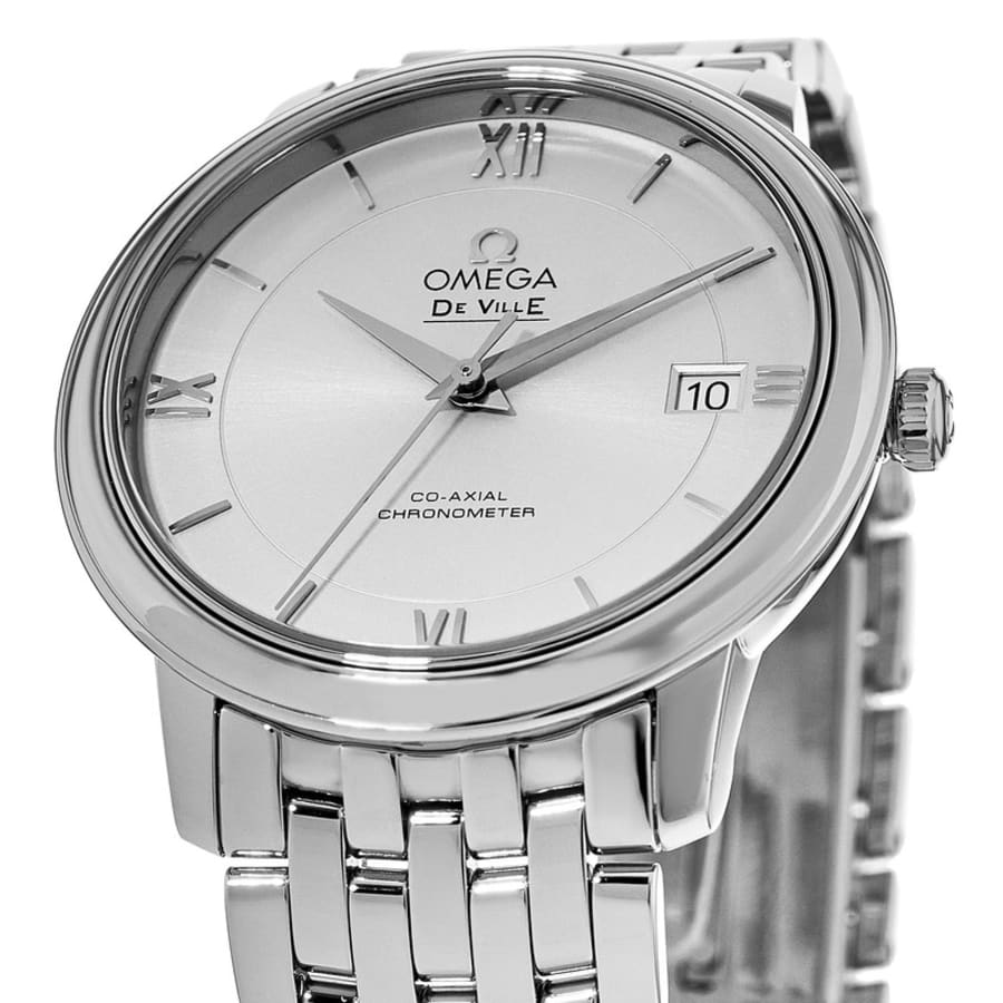 Omega De Ville Prestige Co-Axial 36.8mm Silver Dial Steel Women's Watch 424.10.37.20.02.001