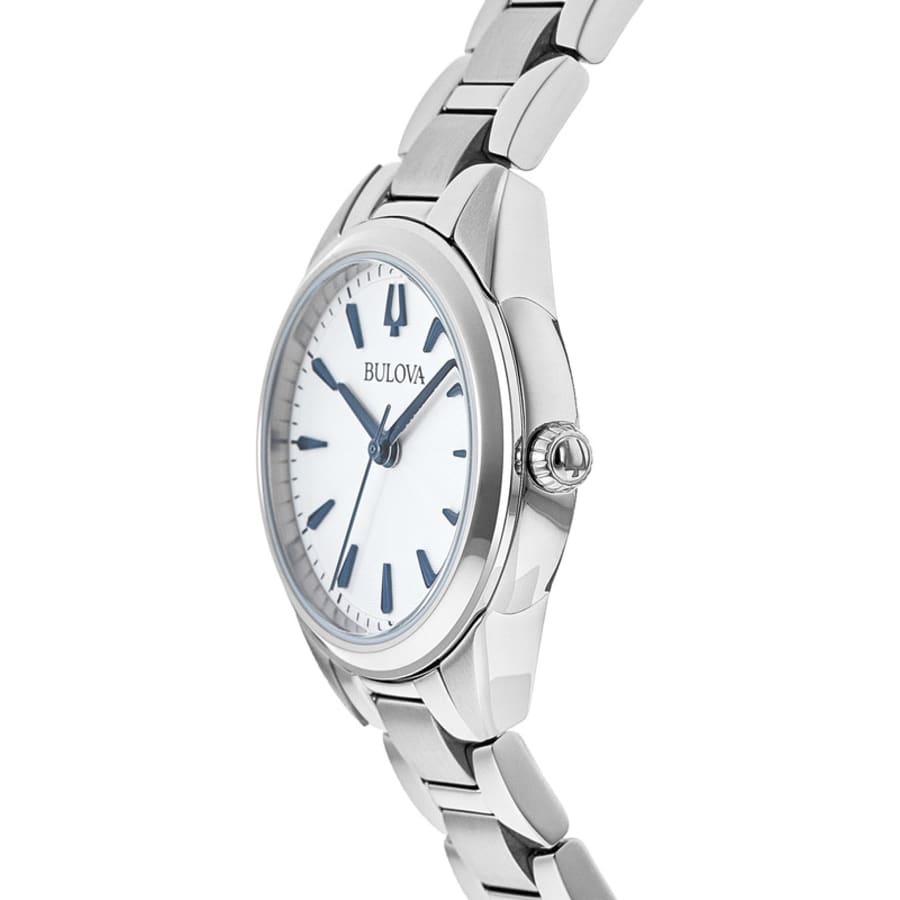 Bulova Sutton Silver Dial Stainless Steel Women's Watch 96L285