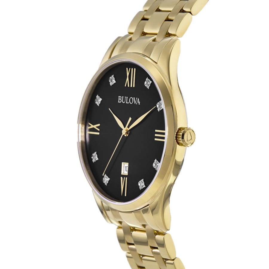 Bulova Diamond Men's Watch 97D108 | WatchMaxx