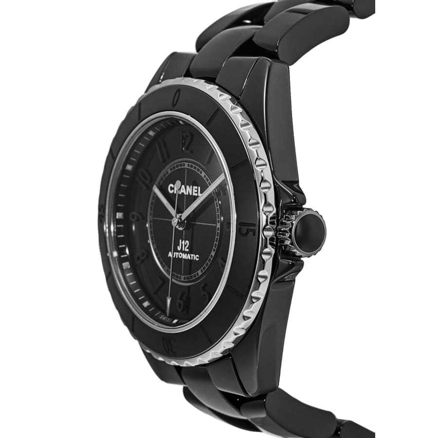 Chanel J12 Automatic Phantom 38mm Black Dial Black Ceramic Women's ...