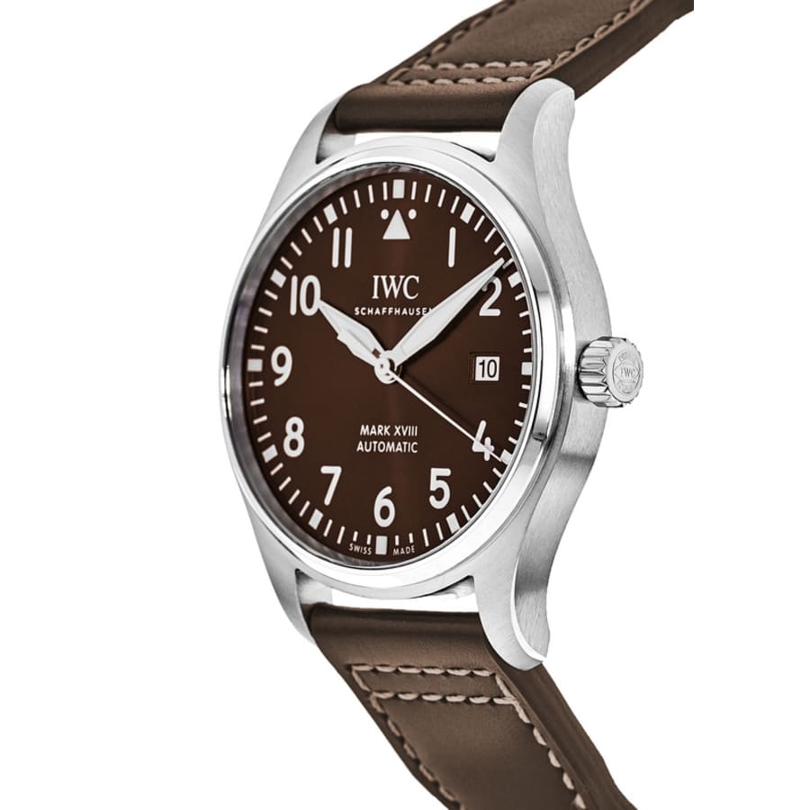 IWC Pilot's Automatic Brown Dial Men's Watch IW327003 | WatchMaxx