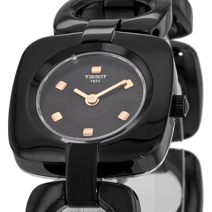 Tissot T-Trend Odaci-T Black Dial Women's Watch T020.109.11.051.00