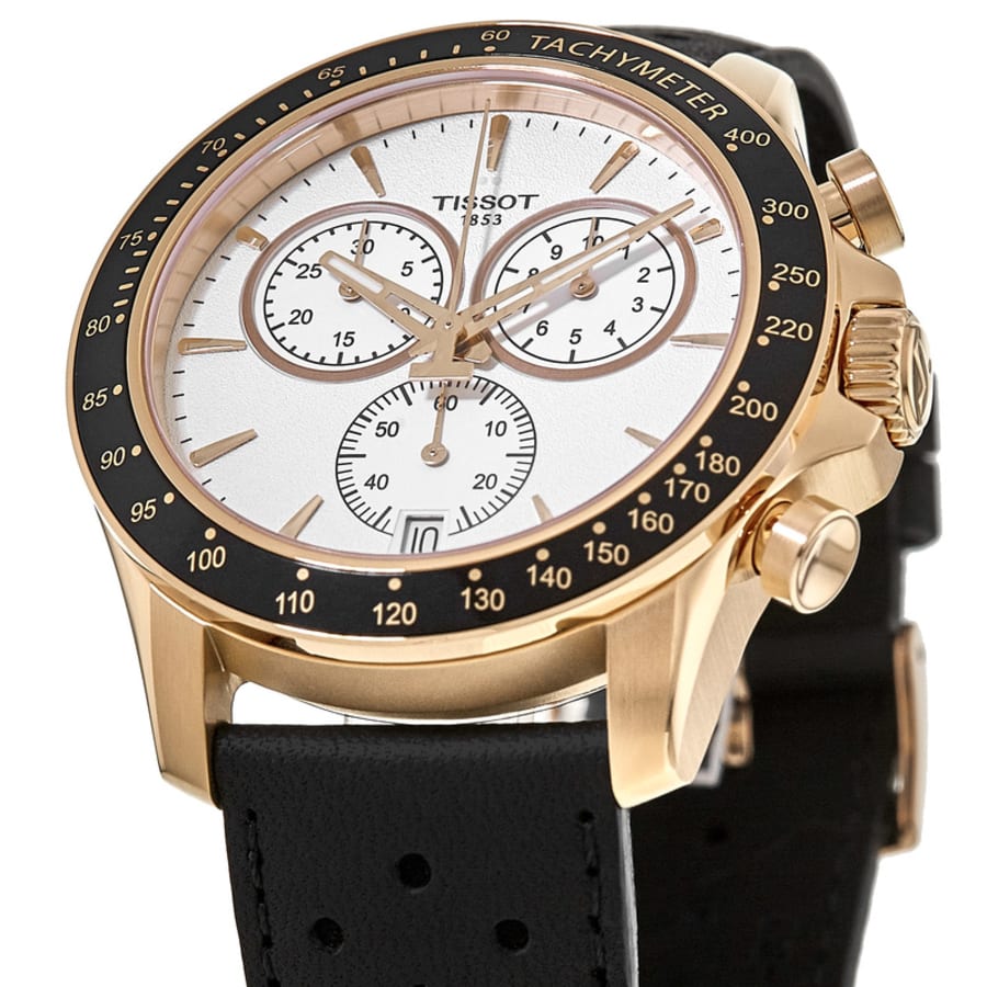 Tissot V8 Quartz Chronograph Rose Gold Men's Watch T106.417.36.031.00