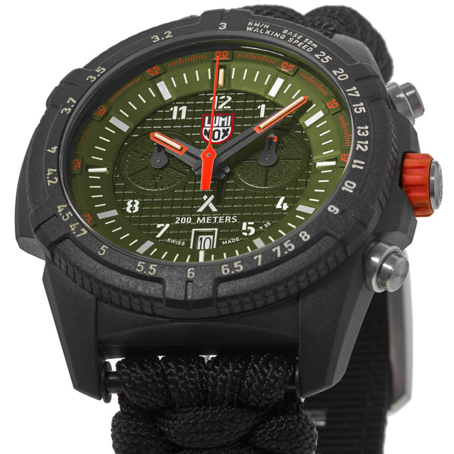 Luminox Land Bear Grylls Limited Edition Green Dial Nylon Strap Men's ...