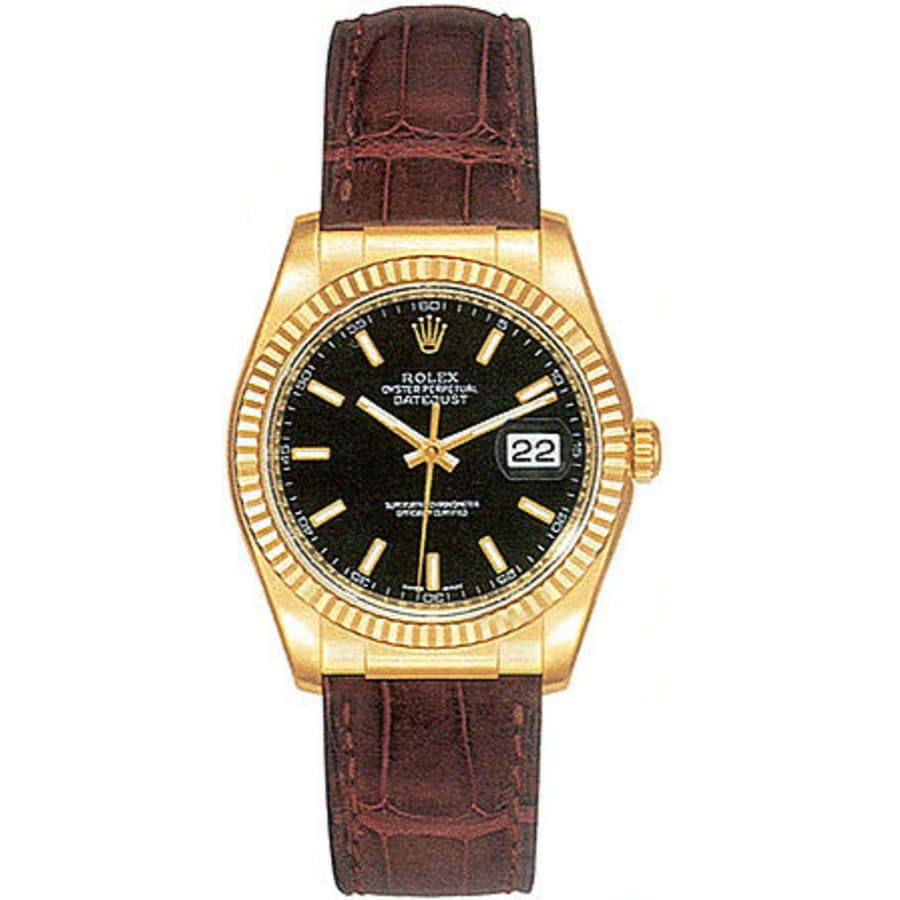 Rolex Datejust Mens Men's Watch 116138-BKSBRL | WatchMaxx.com