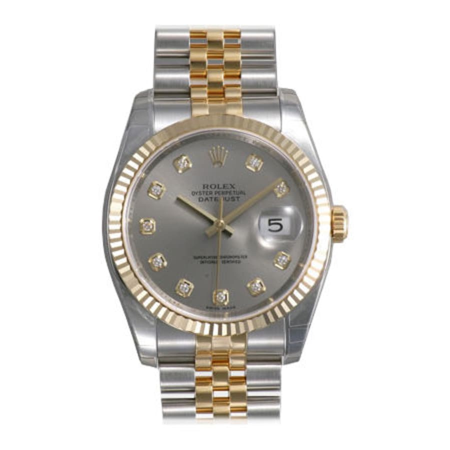 Rolex Datejust 36 Steel & Yellow Gold Unisex Watch 116233-GRYDJ