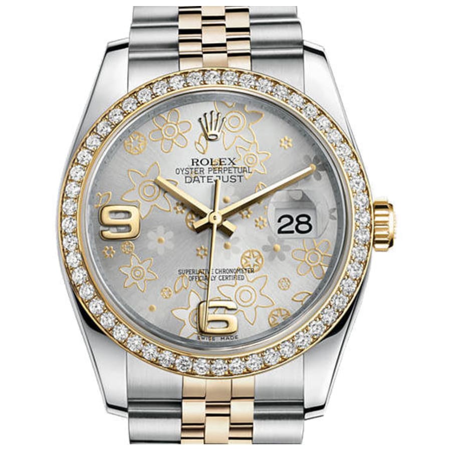 Rolex Datejust 36 Steel & White Gold Unisex Watch 116243-SIAJ
