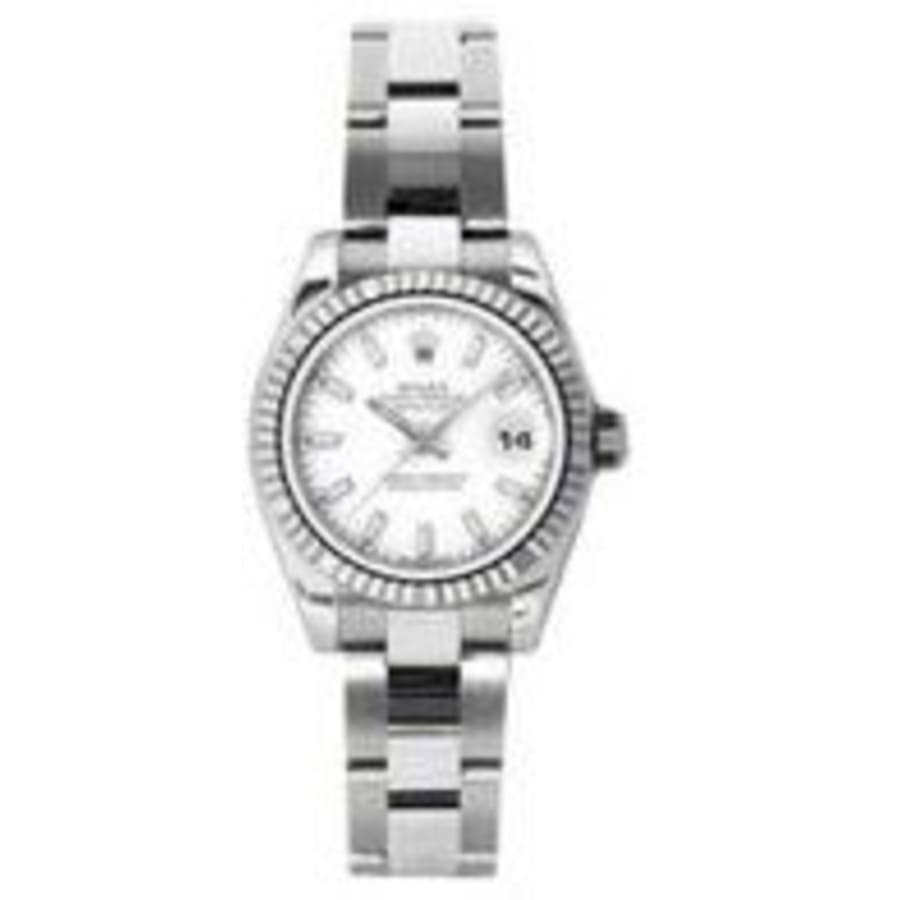 Rolex Datejust 26 Women's Watch 179174-WHSO | WatchMaxx.com