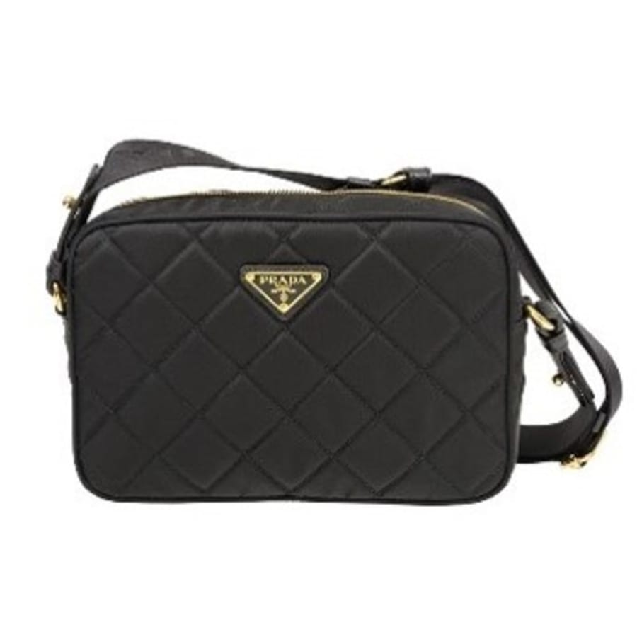 Prada Black Quilted Nylon Crossbody Bag 1BH089 2DYC F0002 Prada Black Quilted Nylon Crossbody Bag 1BH089 2DYC F0002