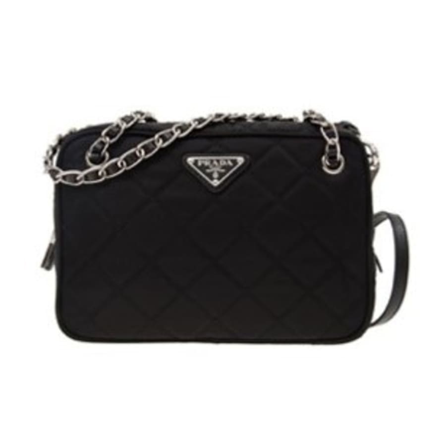 Prada Black Quilted Nylon Women's Crossbody Bag 1BH910 2AS3 Prada Black Quilted Nylon Women's Crossbody Bag 1BH910 2AS3