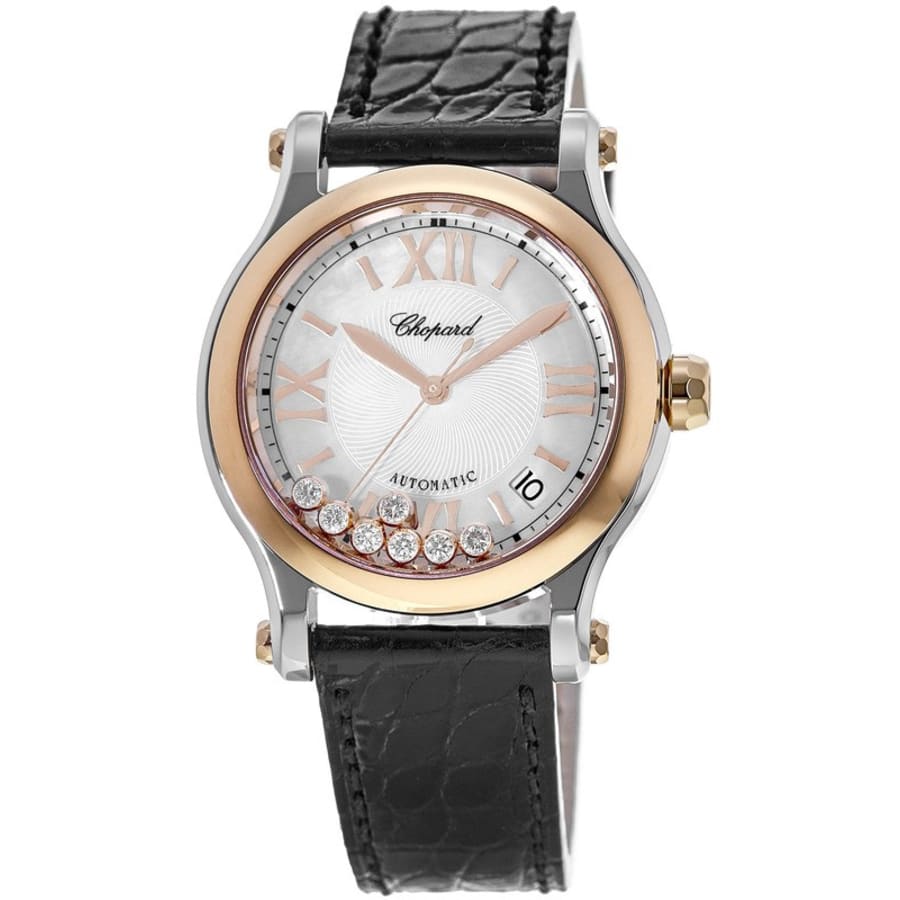 Chopard Happy Sport Medium Automatic 36mm Mother of Pearl Floating ...