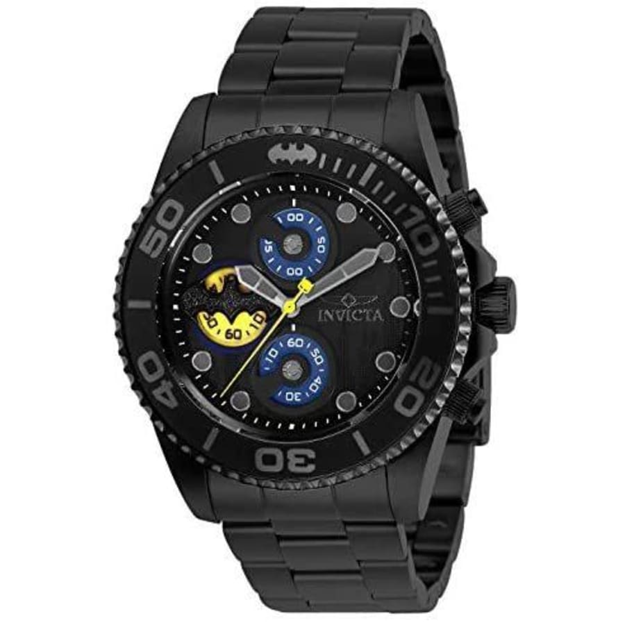 Invicta DC Comics Batman Black Dial Black Steel Men's Watch 29061
