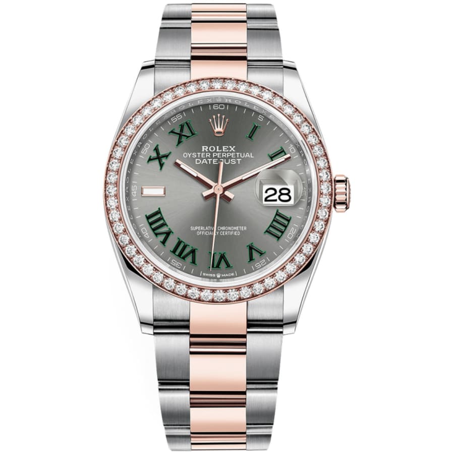 Rolex Datejust 36 Steel & Everose Gold Women's Watch M126281RBR-0018