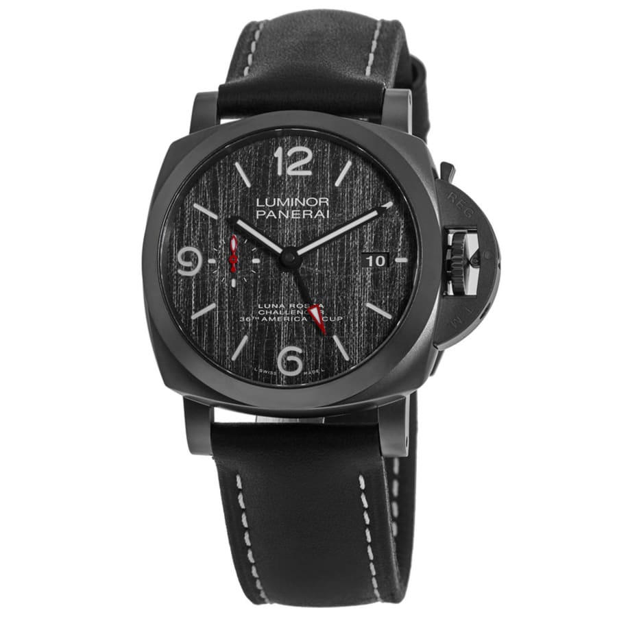 Panerai Luminor Luna Rossa GMT 44mm Automatic Grey Dial Men's Watch ...