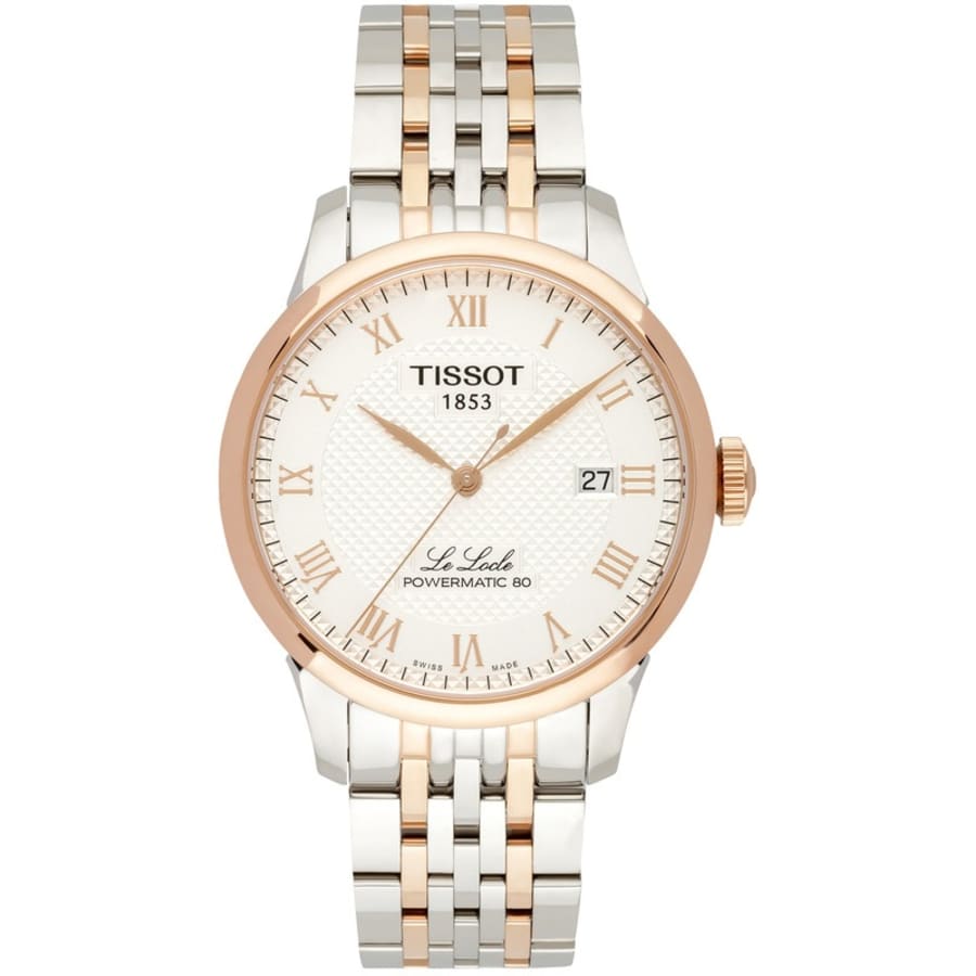 Tissot Le Locle Powermatic 80 Automatic Two-Tone Men's Watch T006.407.22.033.00 | WatchMaxx.com
