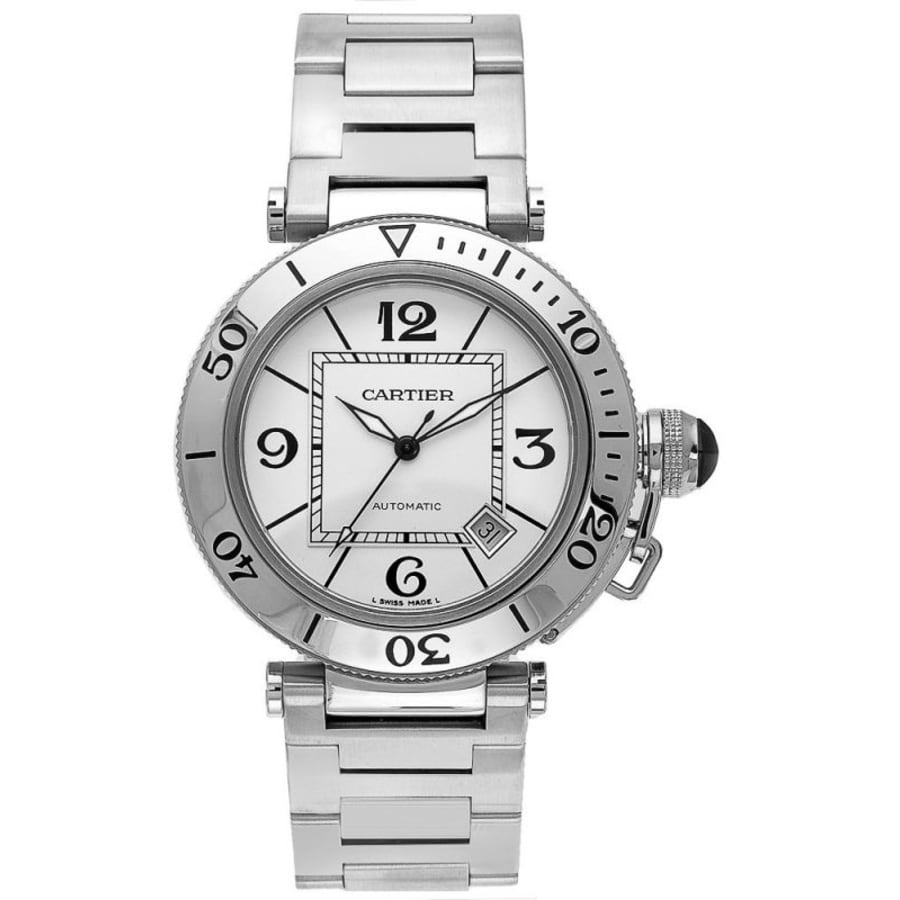 Cartier Pasha Seatimer Automatic Men's Watch W31080M7 | WatchMaxx.com
