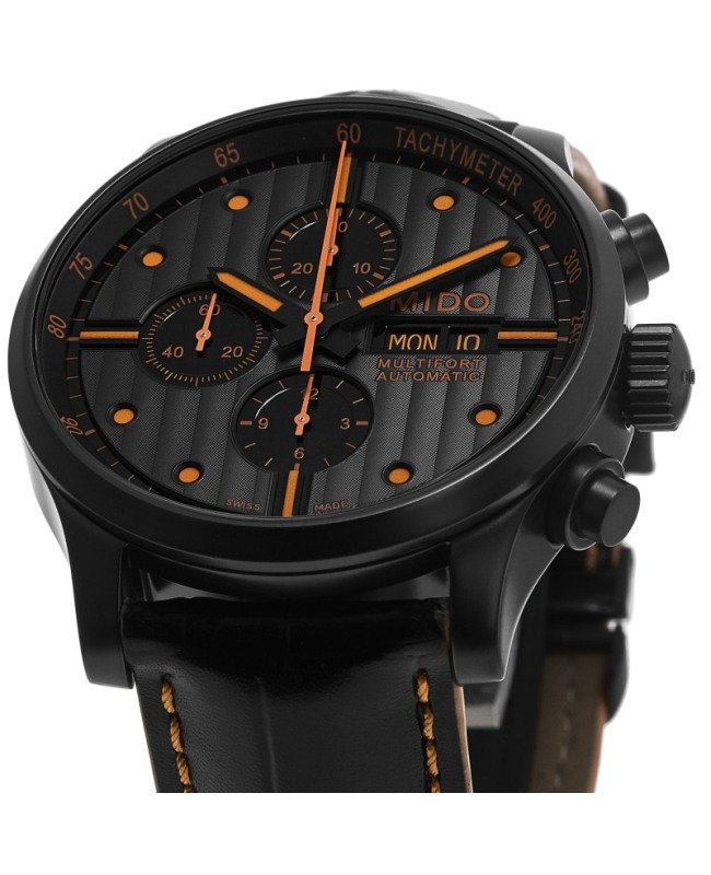 Mido Multifort Special Edition Black Dial Leather Strap Mido Multifort Special Edition Black Dial Leather Strap