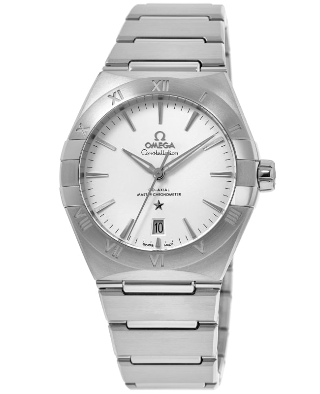 Omega Constellation Co-Axial Master Chronometer Silver Dial Stainless ...