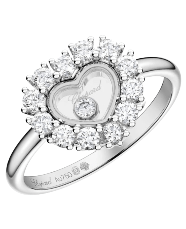 Chopard Happy Diamonds Icons Joaillerie 18K White Gold Diamond Women's ...