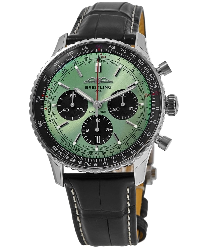 Breitling Navitimer B01 Chronograph 43 Automatic Mint Green Dial ...
