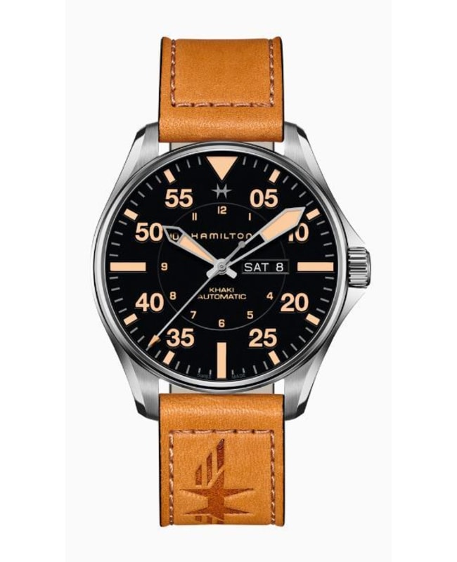 Hamilton Khaki Pilot Day Date Auto Men's Watch H64725531