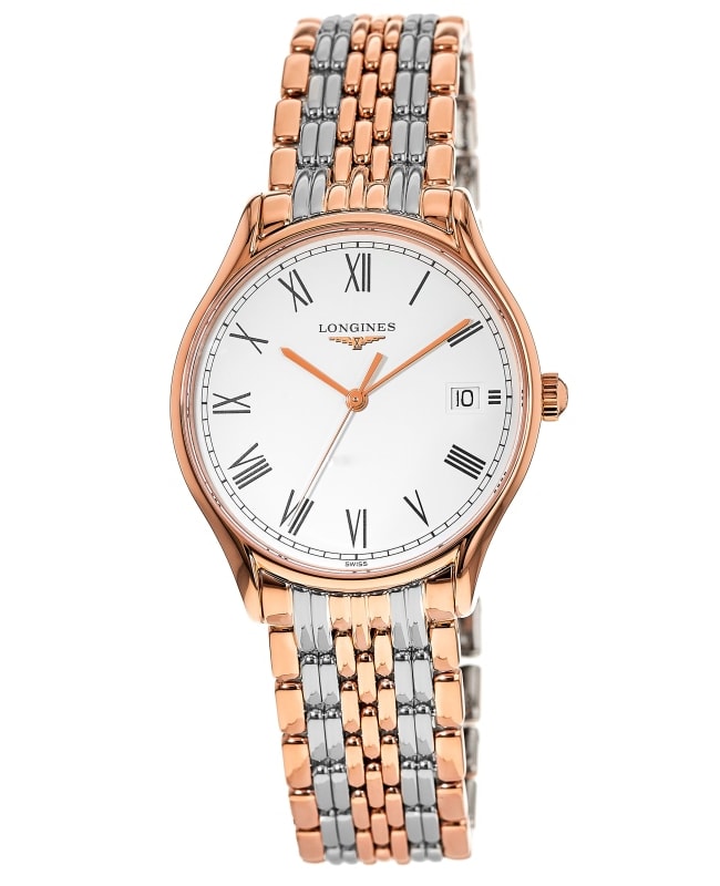 Longines Lyre Quartz 38mm White Dial Two Tone Men's Watch L4.859.1.11.7