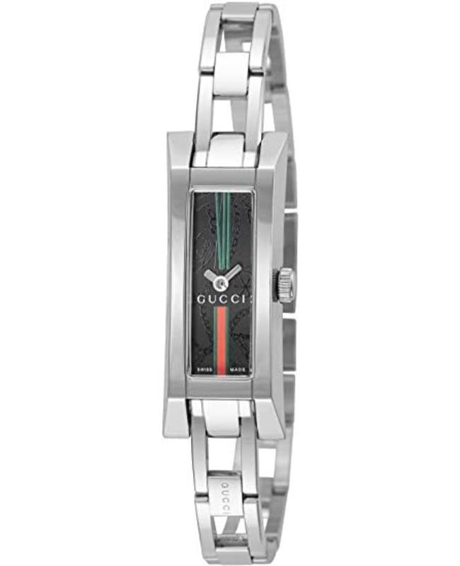 Gucci 110 G-Link Black Dial Steel Women's Watch YA110512 Gucci 110 G-Link Black Dial Steel Women's Watch YA110512