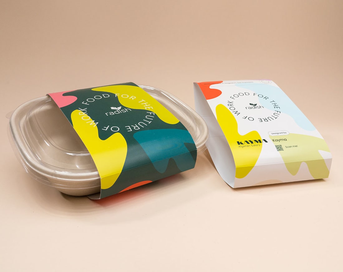 Custom Food Packaging Sleeve Printing