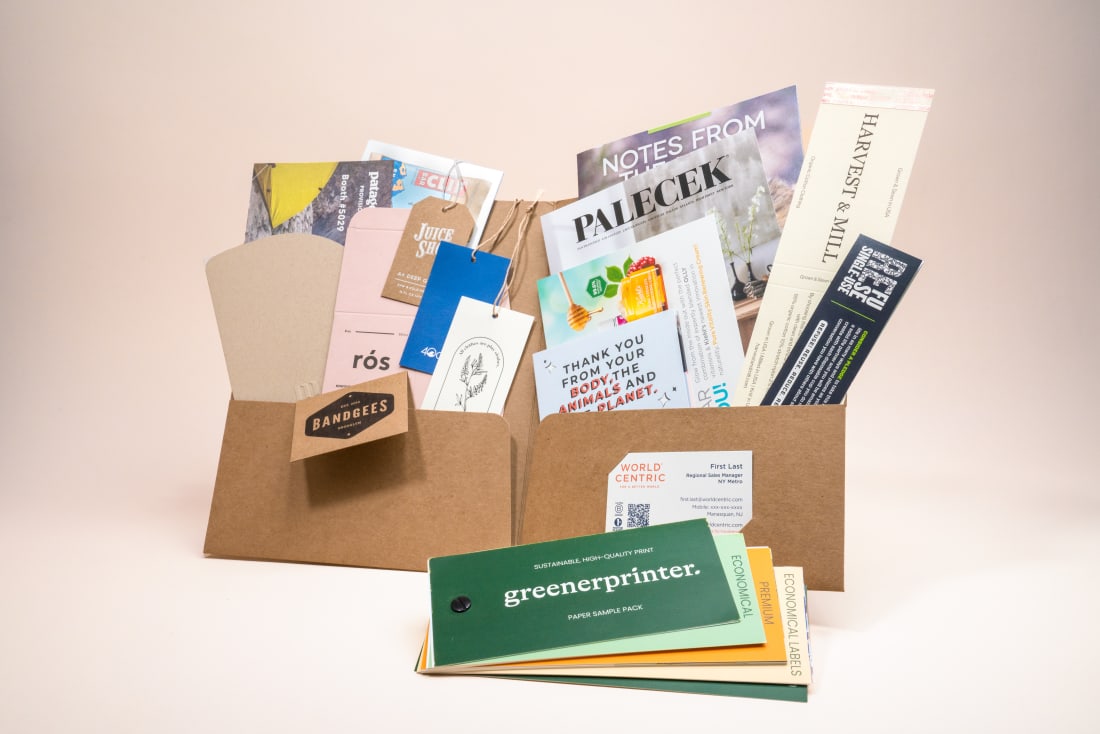 100% Recycled, Eco-Friendly Sample Kits Printing | Award-Winning